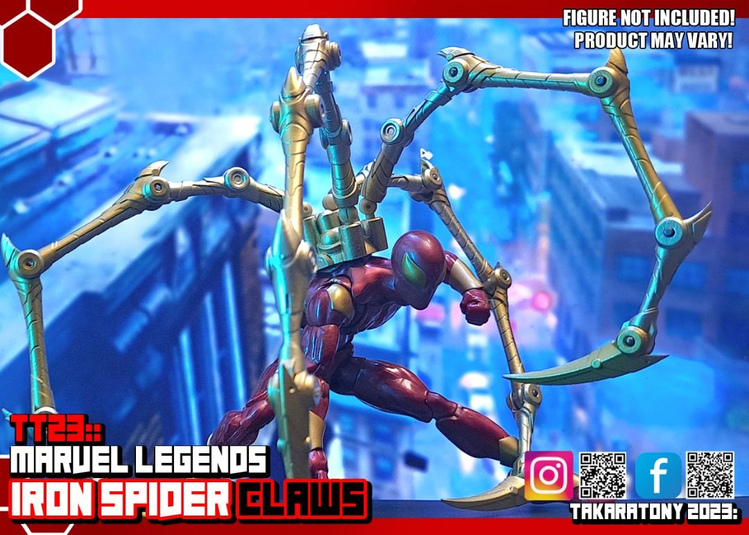 Takara Tony, TT-23 Marvel Legends Iron Spider Claws, Hobbies & Toys ...