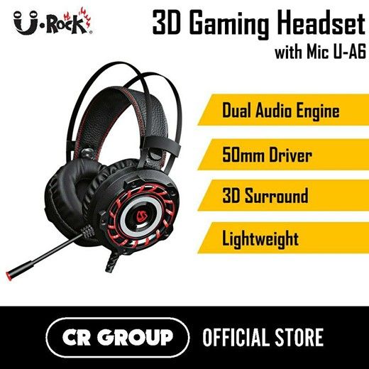 Urock gaming headset, Audio, Headphones & Headsets on Carousell
