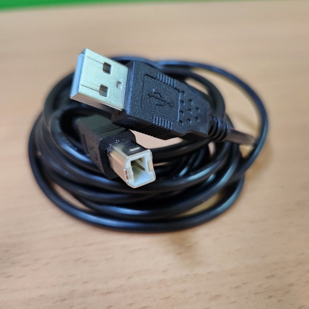 Usb Type B To Usb Cable Computers And Tech Parts And Accessories Cables And Adaptors On Carousell
