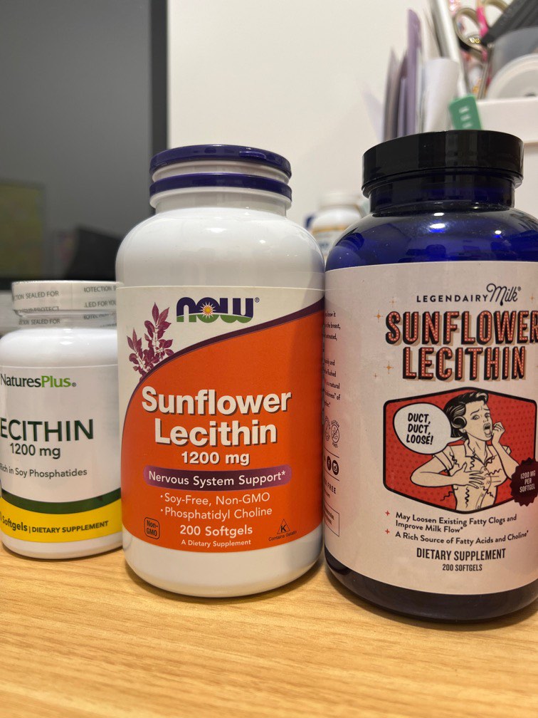 Various Sunflower lecithin (legendairy, now), Health & Nutrition ...