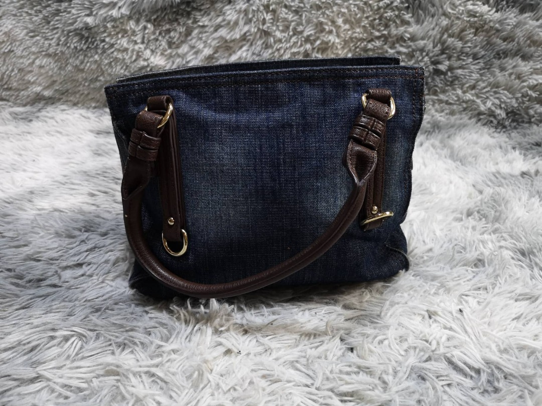 Vicky Denim Hand bag on Carousell