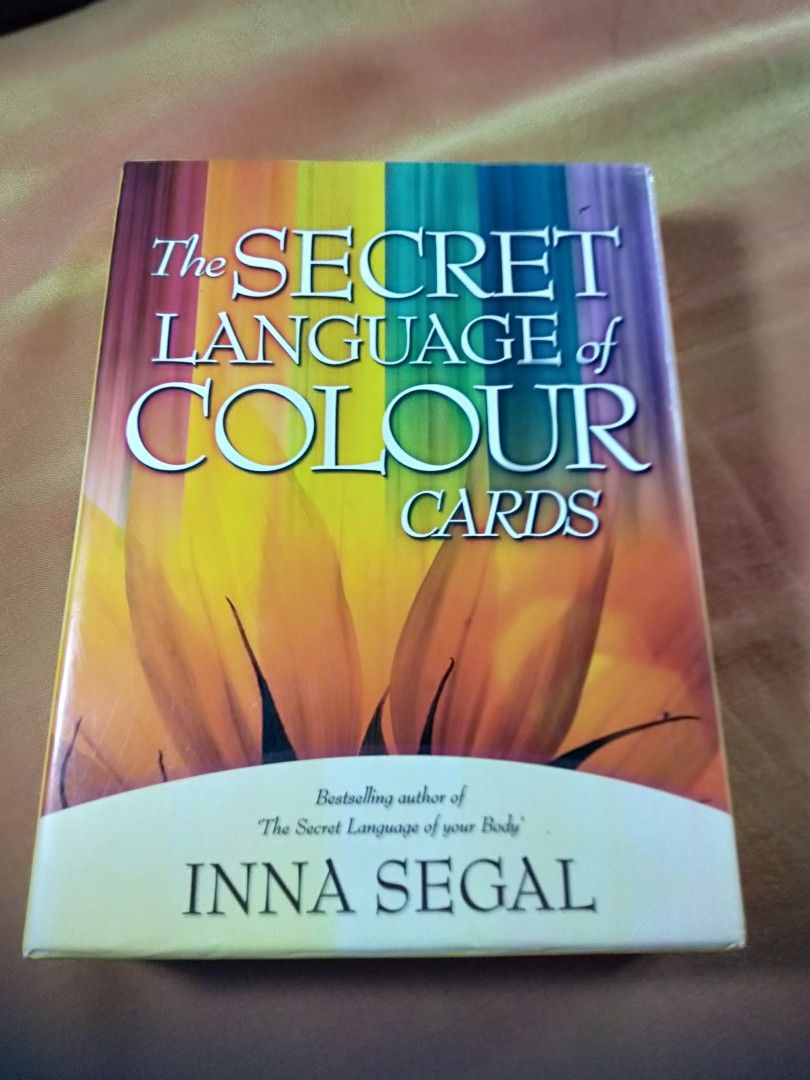 Vintage 2010 THE SECRET LANGUAGE OF COLOUR CARDS By INNA SEGAL, Hobbies ...
