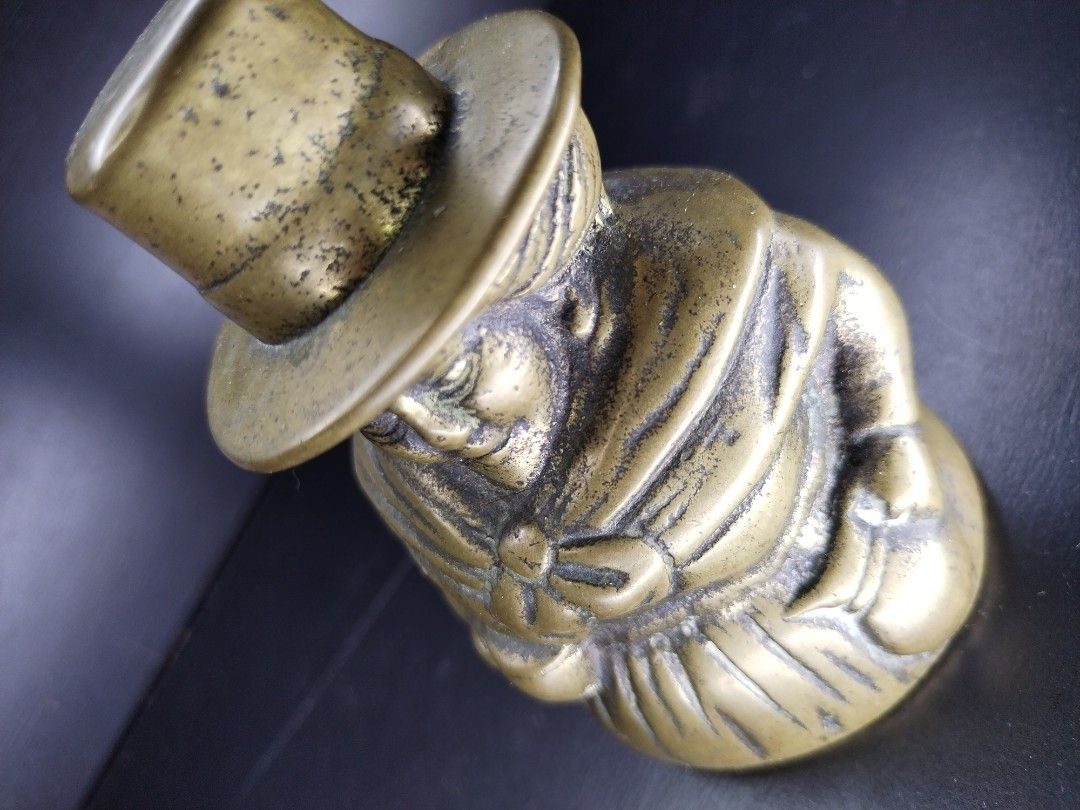 Vintage brass lady sculpture bell, Hobbies & Toys, Collectibles ...