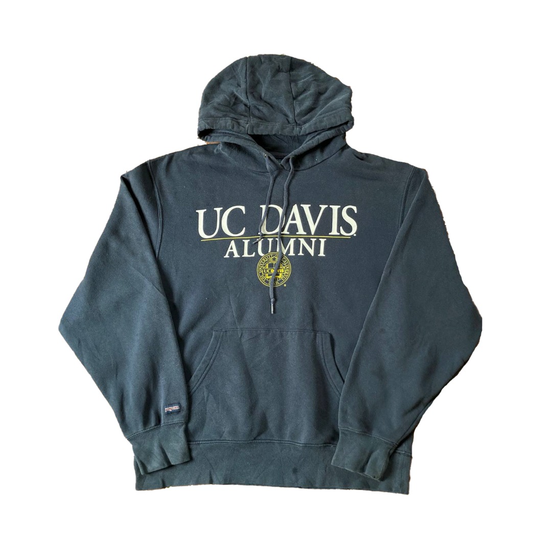 Vintage Jansport UC Davis Alumni College Hoodie Jacket on Carousell