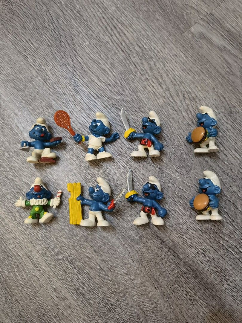 Vintage Smurfs Figurines from Schleich Peyo in 80s, Hobbies & Toys ...