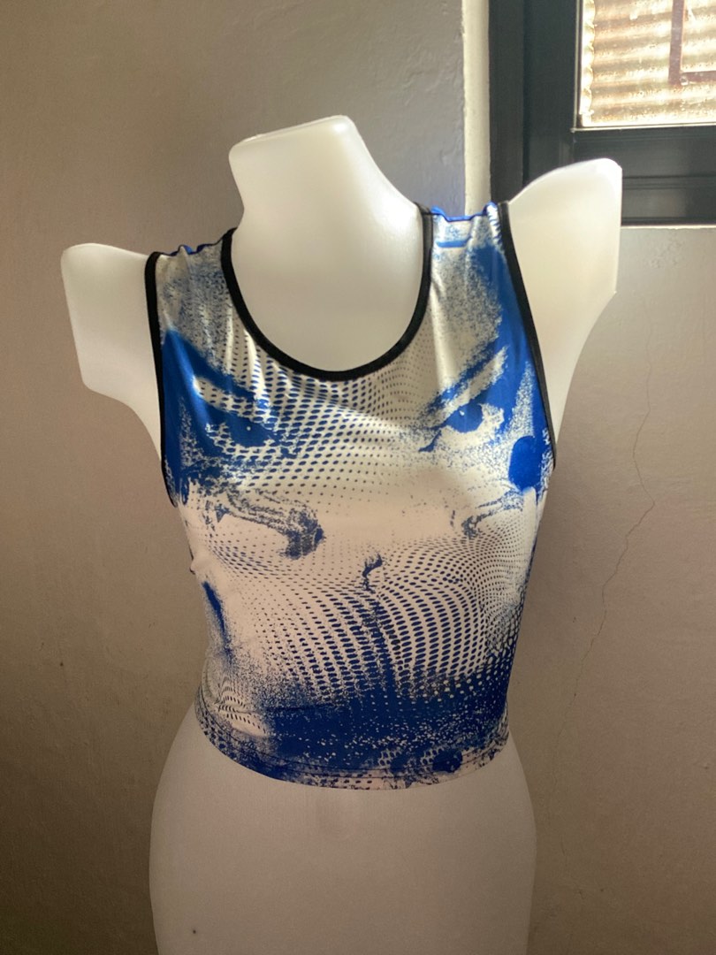 VINYL ACUBI TOP, Women's Fashion, Tops, Sleeveless on Carousell