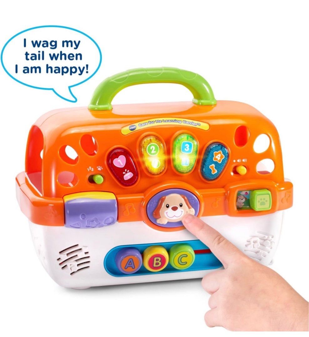 VTech Care for Me Learning Carrier Toy, Orange, Hobbies & Toys, Toys ...