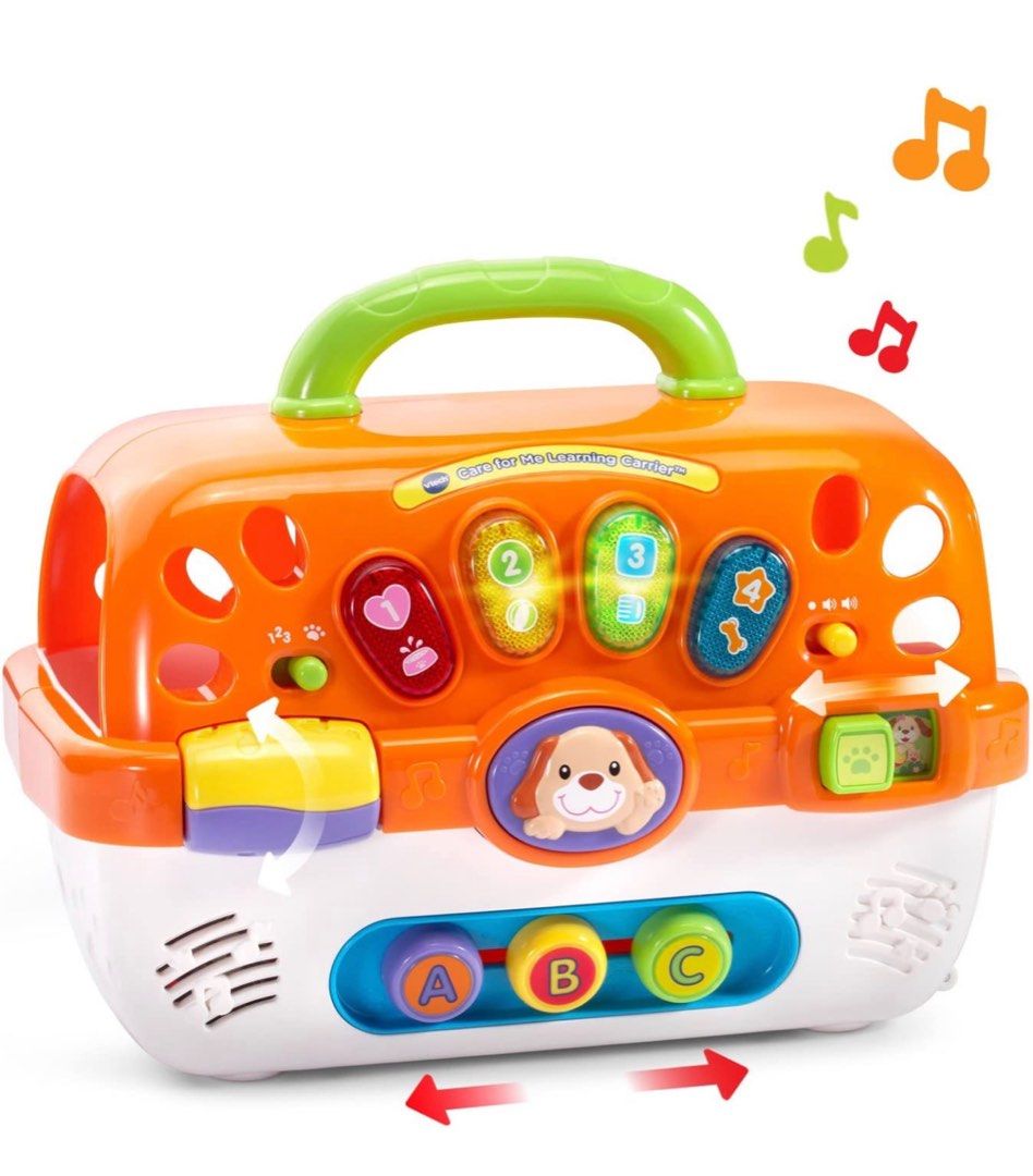 VTech Care for Me Learning Carrier Toy, Orange, Hobbies & Toys, Toys ...