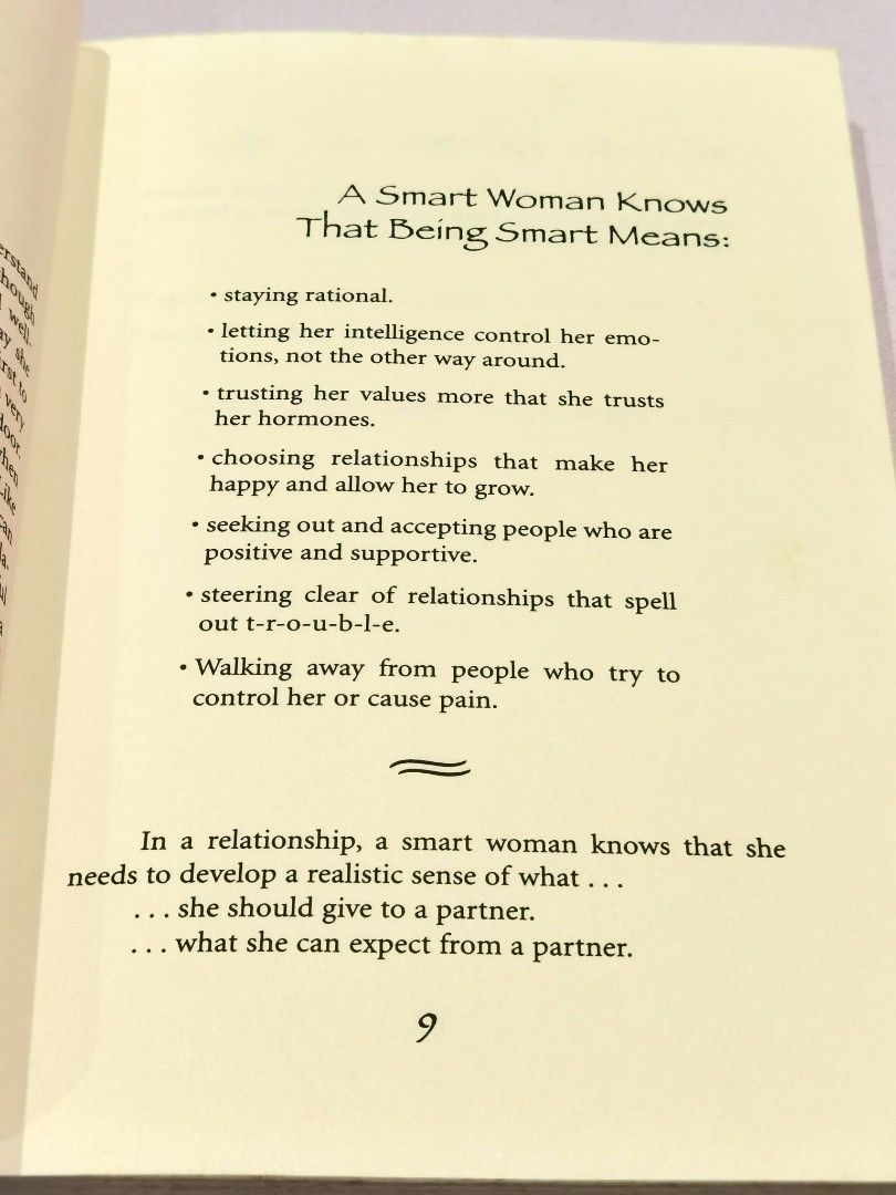 What Smart Women Know Book By Steven Carter Julia Sokol, Hobbies & Toys ...