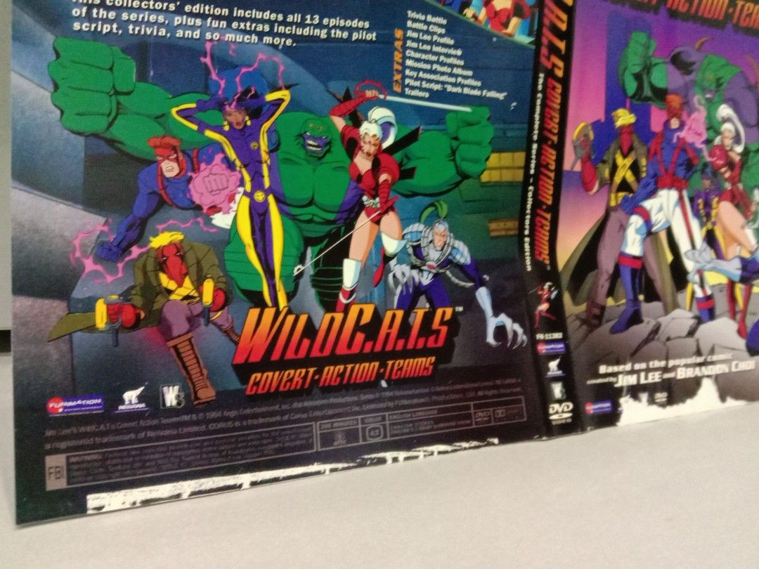 Wildstorm/Image - Jim Lee WildCats animated DVD Collector's edition ...