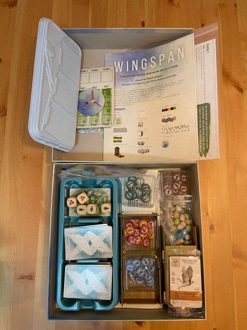 Wingspan Board Game Card Game (Authentic), Hobbies & Toys, Toys & Games ...