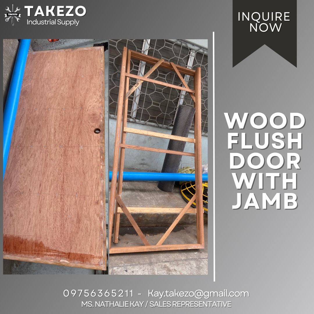 WOOD FLUSH DOOR, Commercial & Industrial, Construction Tools ...