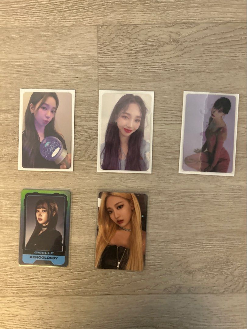 wts Aespa photocards, Hobbies & Toys, Memorabilia & Collectibles, K-Wave on Carousell