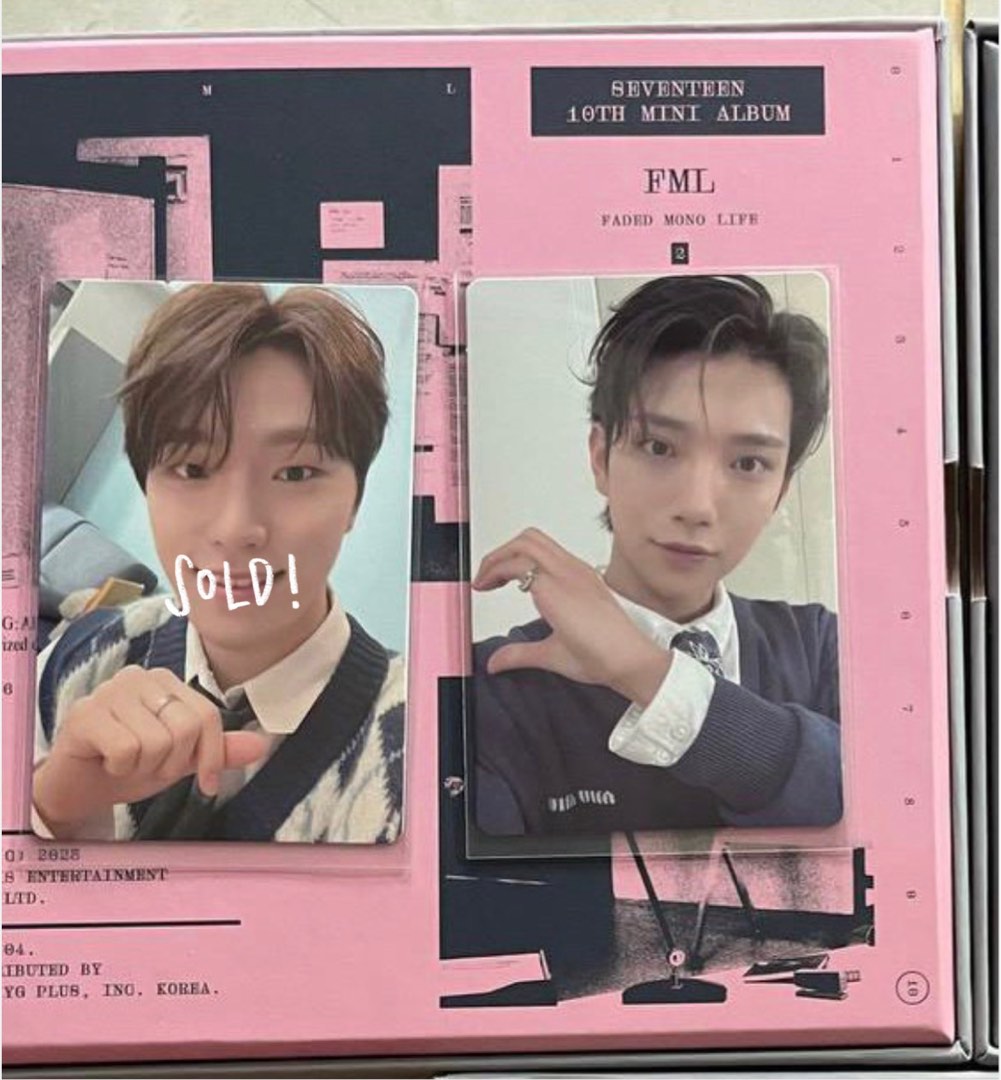 wts lfb seventeen svt fml faded mono life ver joshua dino pcs, Hobbies & Toys, Memorabilia ...