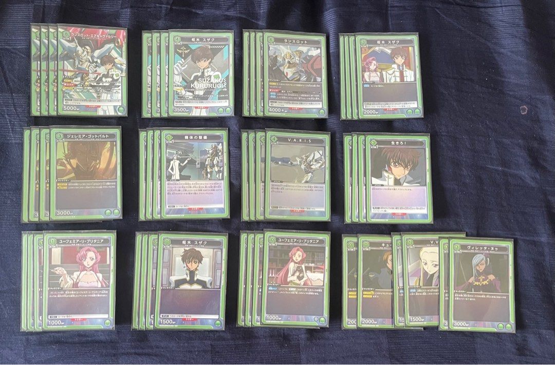 WTS Union Arena Code Geass Green Playset, Hobbies & Toys, Toys & Games ...
