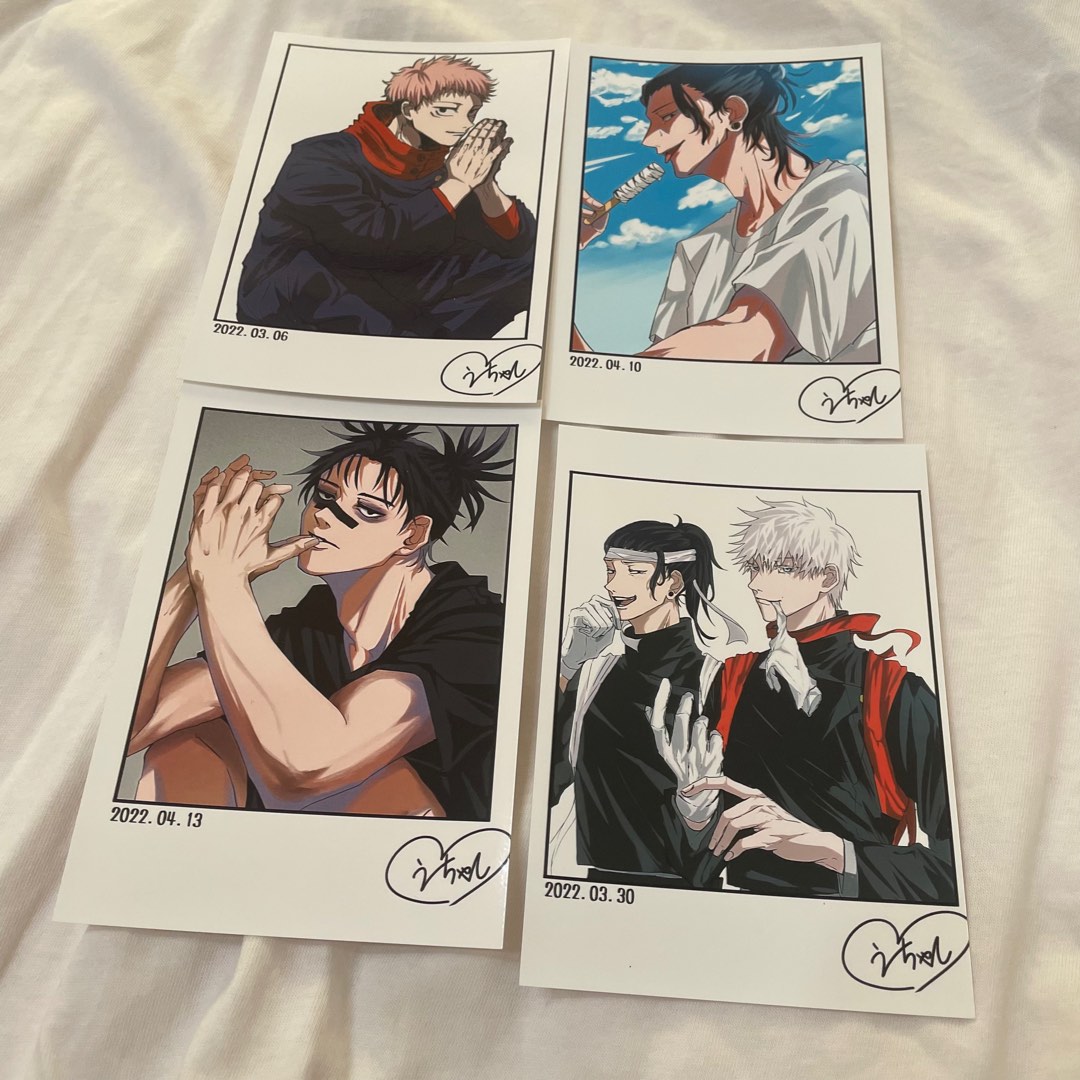 yuji, geto, choso, satosugu, gojo netprints (jujutsu kaisen jjk ...