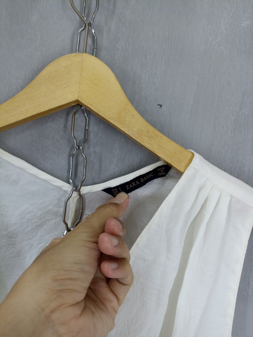 ZARA ORIGINAL TOP, Fesyen Wanita, Pakaian Wanita, Atasan di Carousell