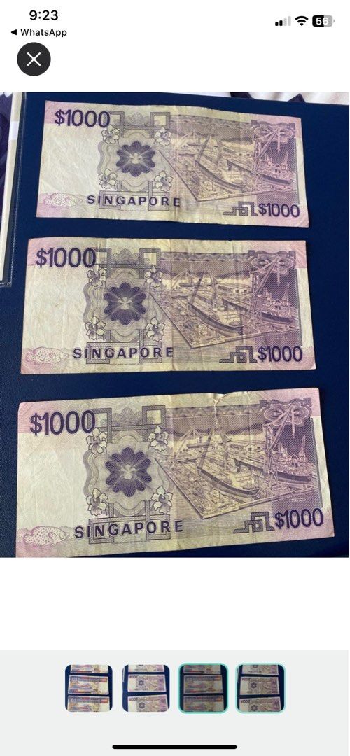 $1000 ship series note | Singapore ship series $1000, Hobbies & Toys ...