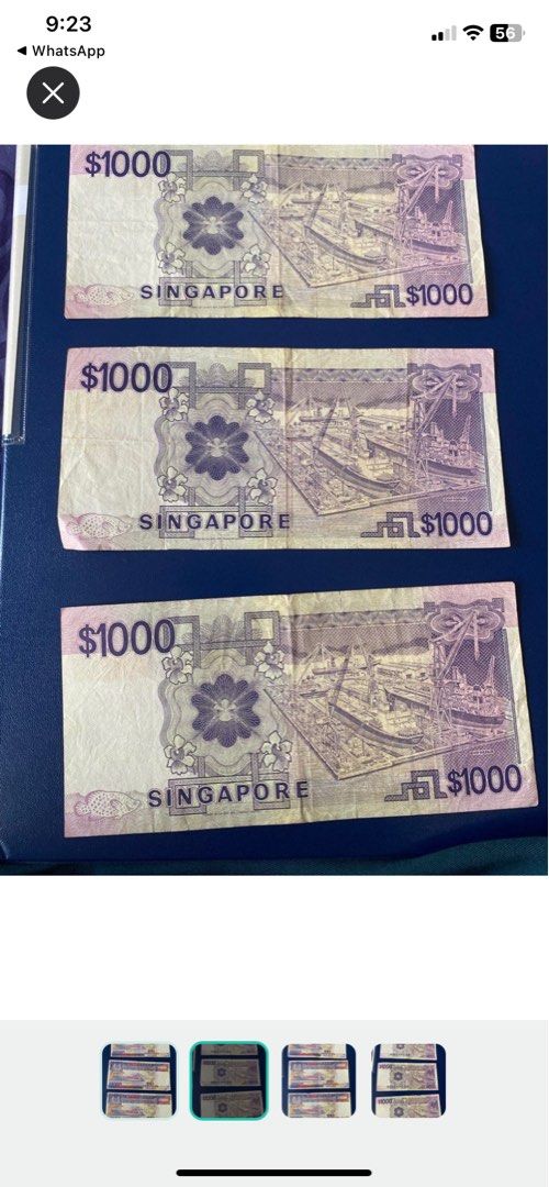 $1000 ship series note | Singapore ship series $1000, Hobbies & Toys ...