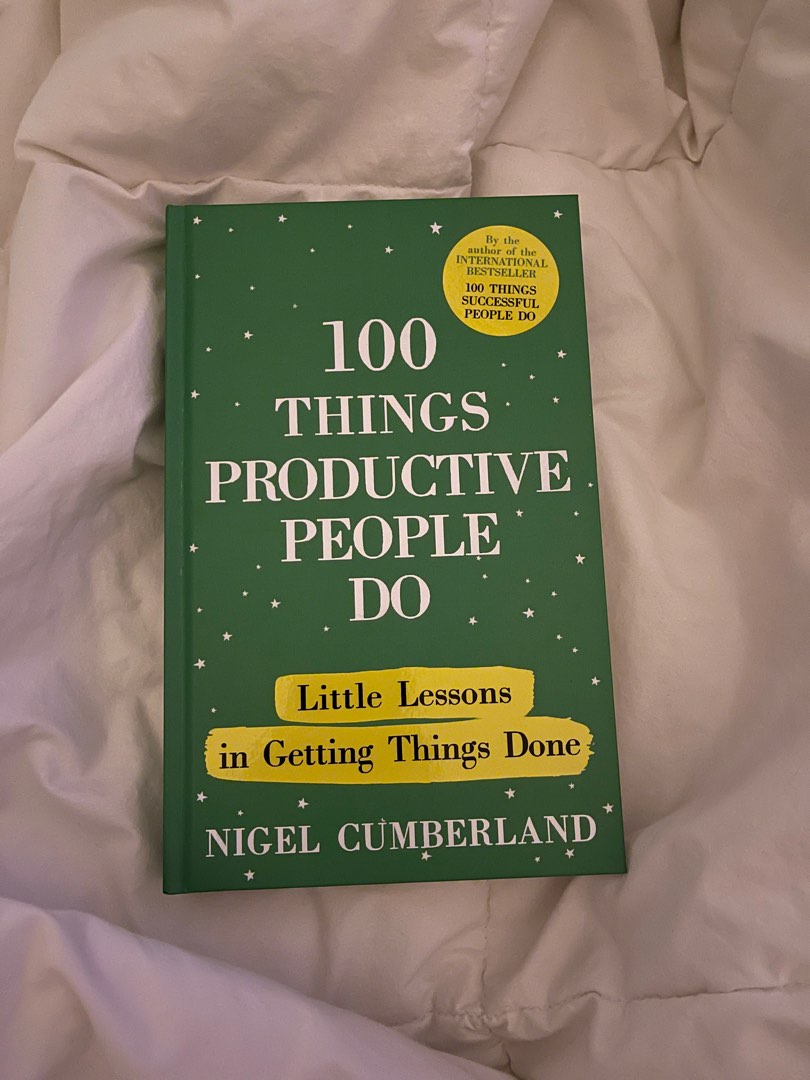 100 Things Productive People Do on Carousell