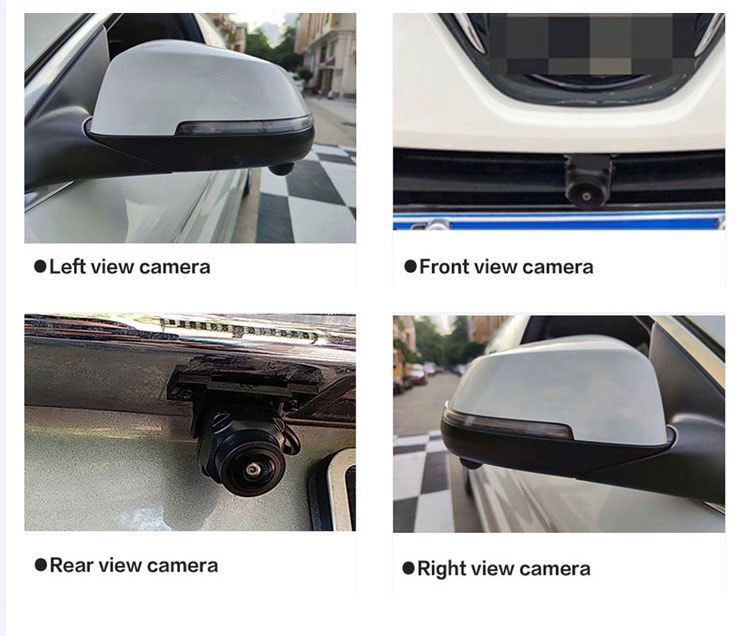 1080P AHD 4K 3D 360 Camera system DVR AI Surround BirdView System ...