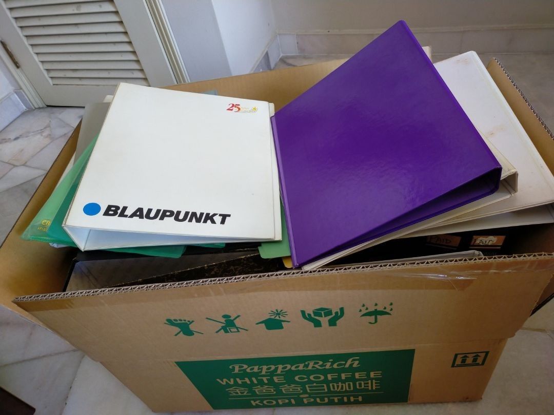 1 Big Box of Used Files, Hobbies & Toys, Stationery & Craft, Stationery ...