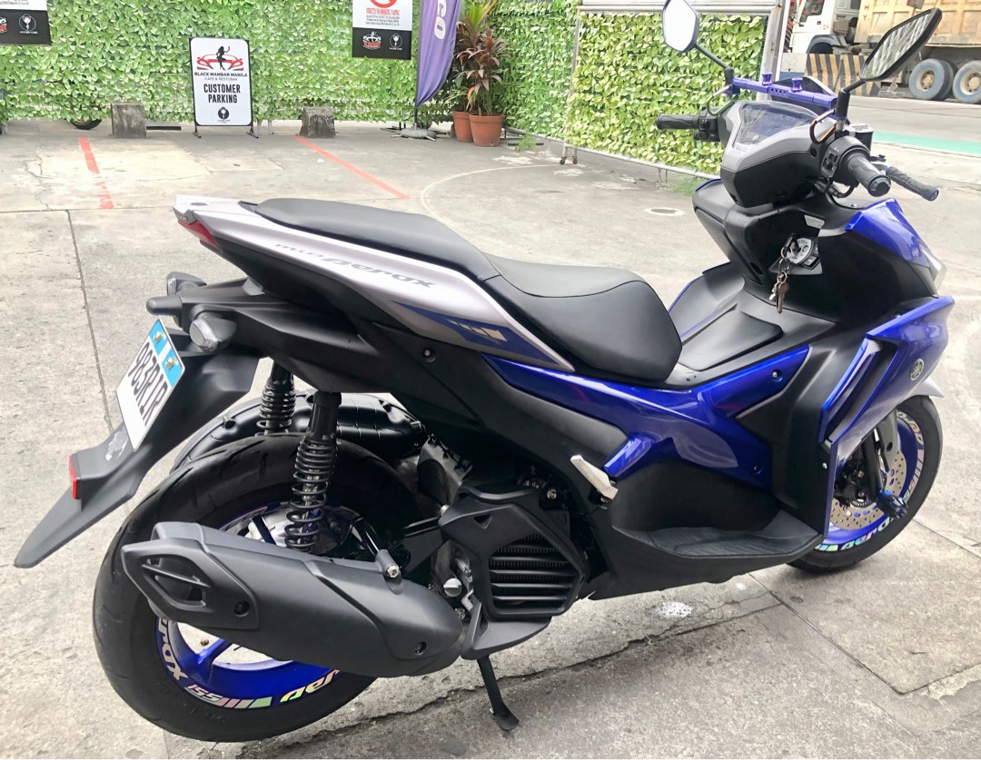 2021 Yamaha Aerox 155 Race Blue non-abs on Carousell