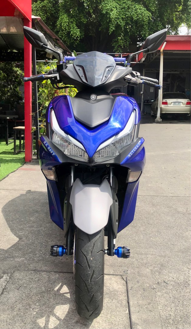 2021 Yamaha Aerox 155 Race Blue on Carousell