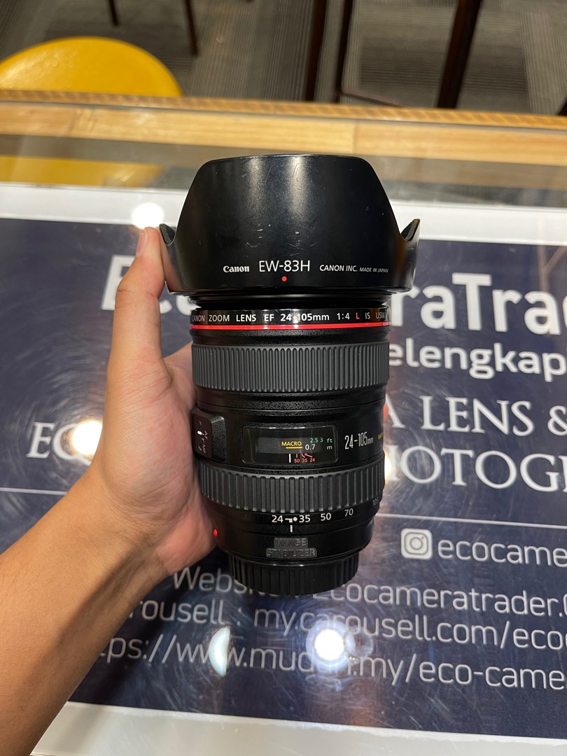 24-105mm f4 L IS Canon, Photography, Lens & Kits on Carousell