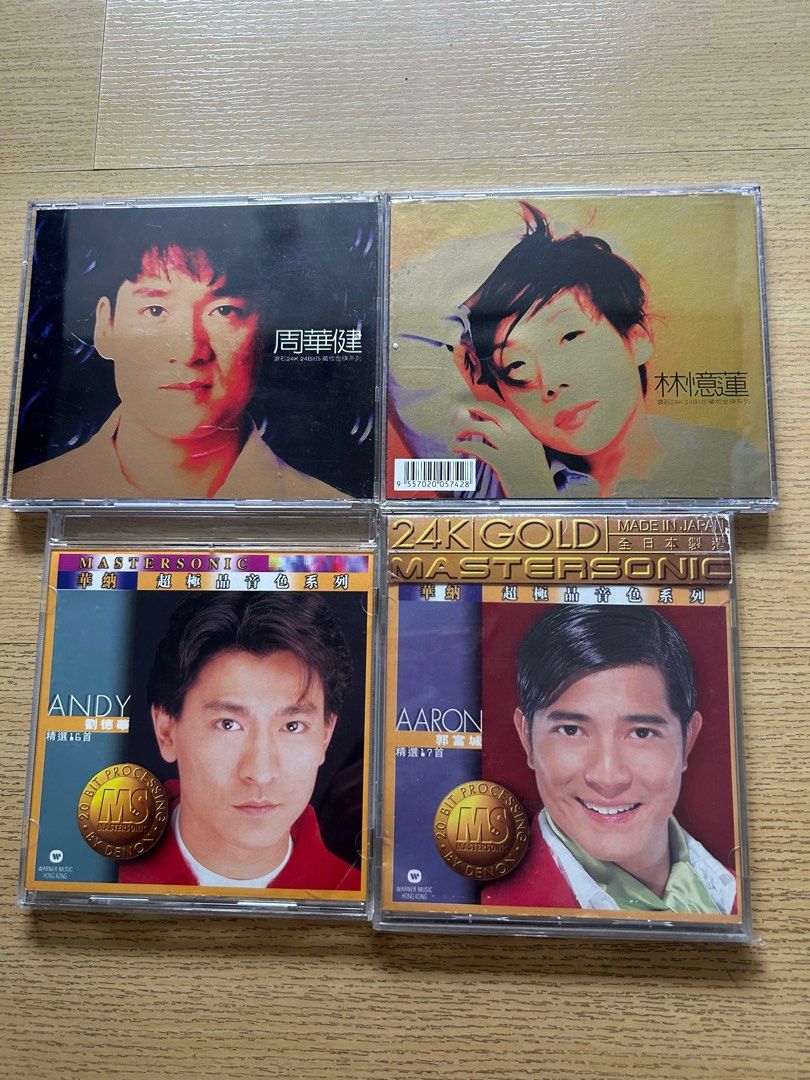 24k Gold CDs - Andy Lau/ Sandy Lam/ Emil Chau/ Aaron Kwok, Hobbies & Toys, Music & Media, CDs ...