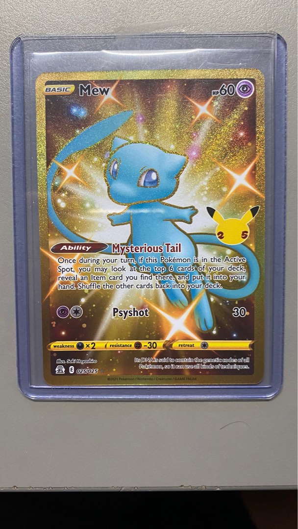 25th Anniversary Celebrations Gold Mew, Hobbies & Toys, Toys & Games on ...