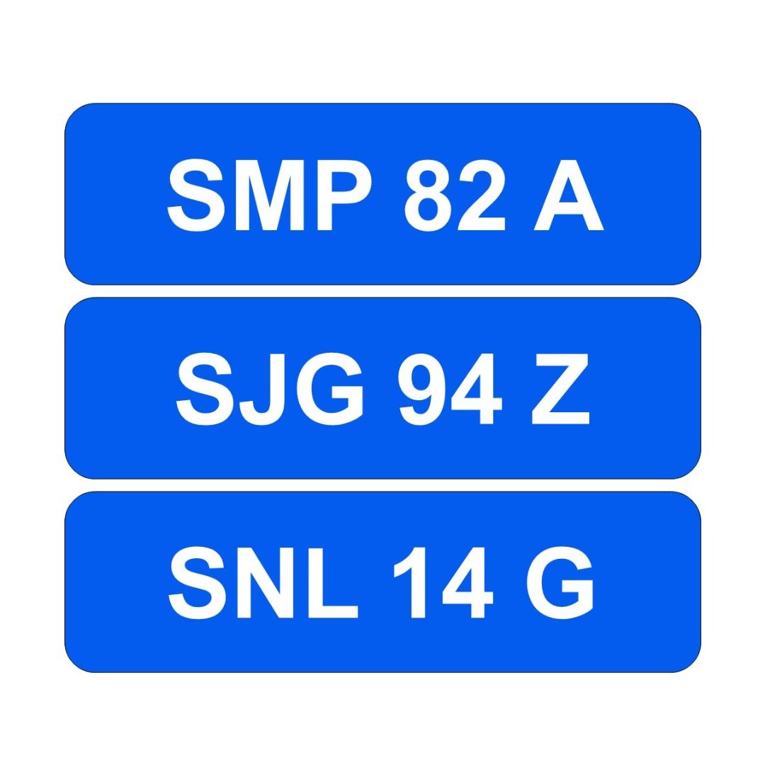 2-digit Car Number Plate for Sale: 82, 94, 14, Car Accessories, Car ...