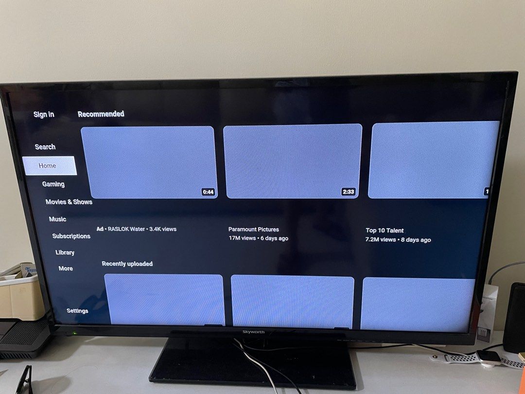 39 inch sky worth TV, no remote, TV & Home Appliances, TV ...