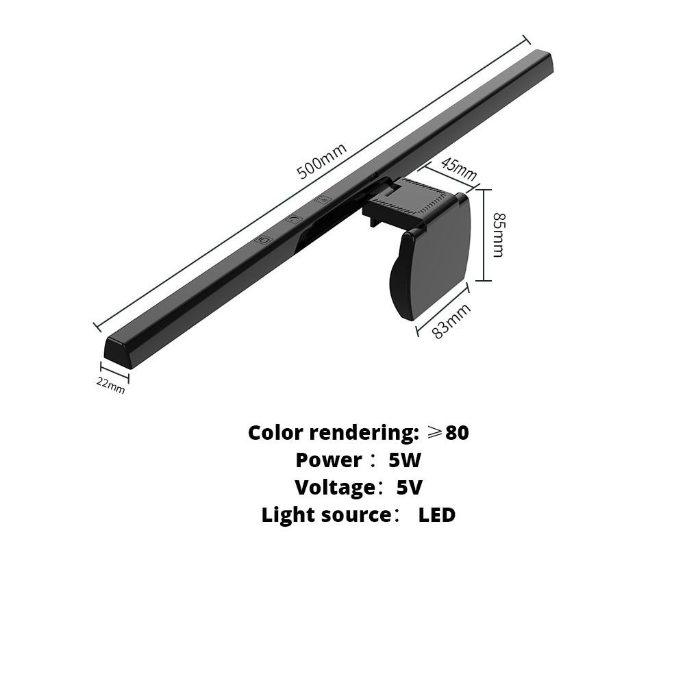 50cm LED Screenbar Monitor Lamp Light, Photography, Photography ...