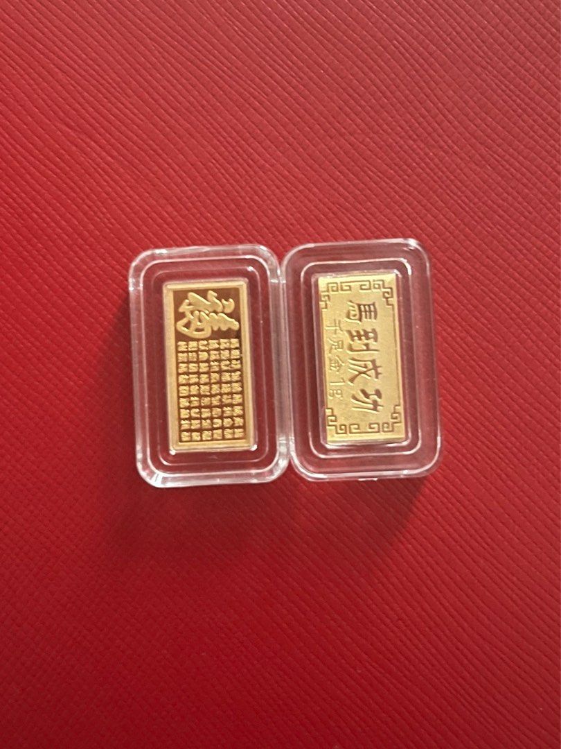 999 1 gram goldbar, Hobbies & Toys, Memorabilia & Collectibles, Vintage ...