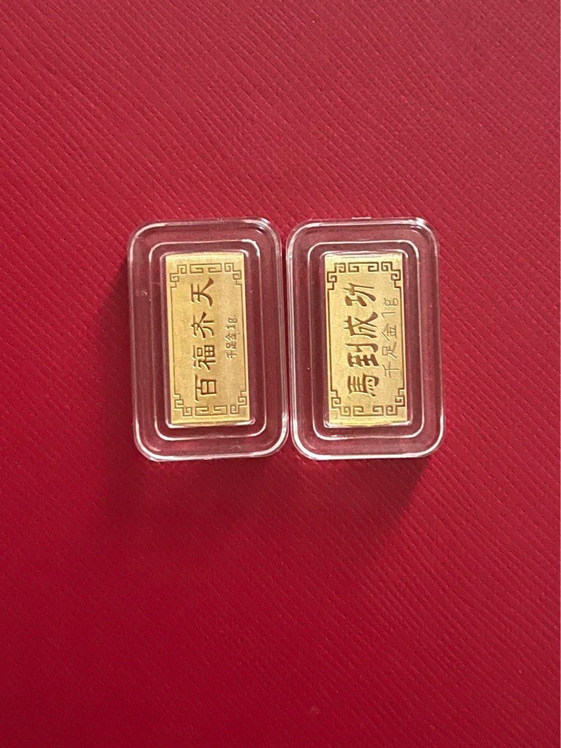 999 1 gram goldbar, Hobbies & Toys, Memorabilia & Collectibles, Vintage ...