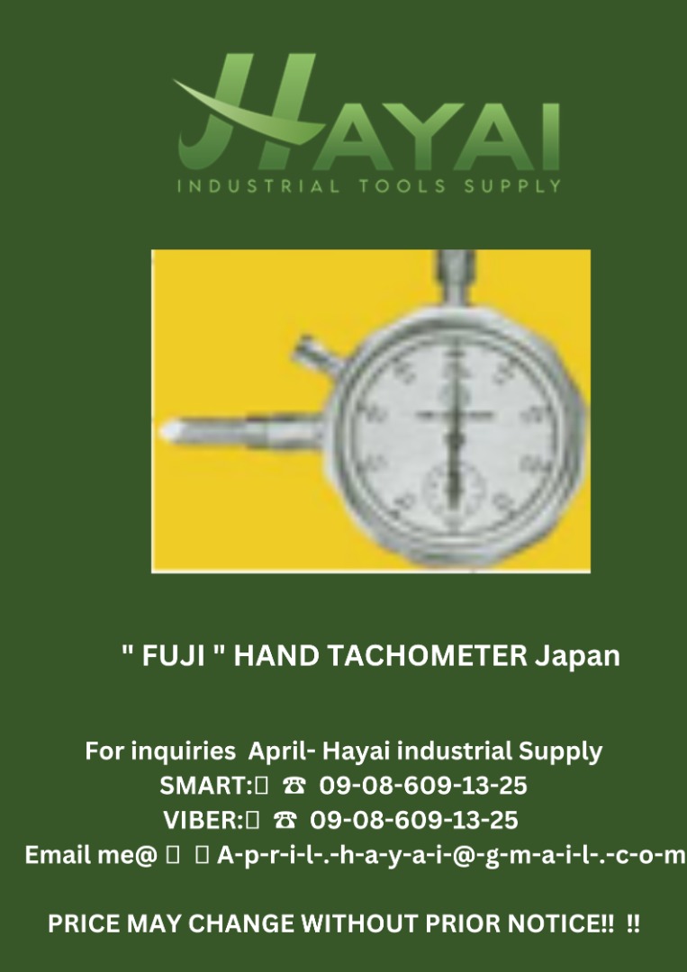 " FUJI " HAND TACHOMETER Japan on Carousell