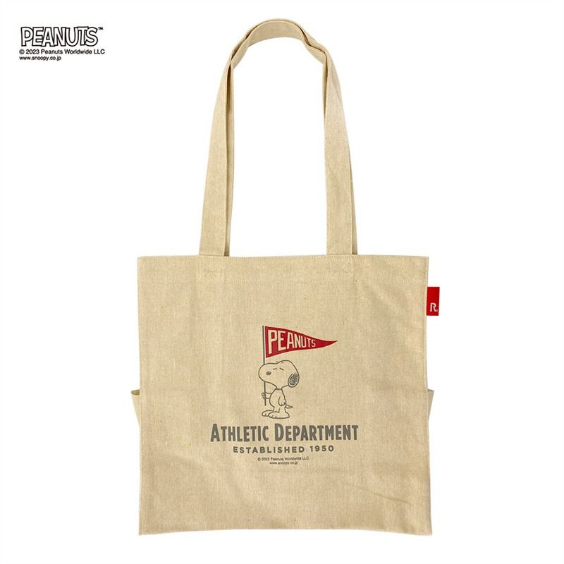 日本 ROOTOTE X PEANUTS 史路比 Snoopy 糖果色系帆布 側咩袋, 女裝, 手袋及銀包, Tote Bags - Carousell
