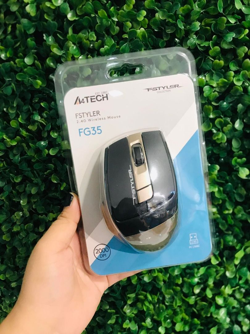 A4Tech Fstyler FG35 2.4G Wireless Mouse Bronze, Computers & Tech, Parts ...