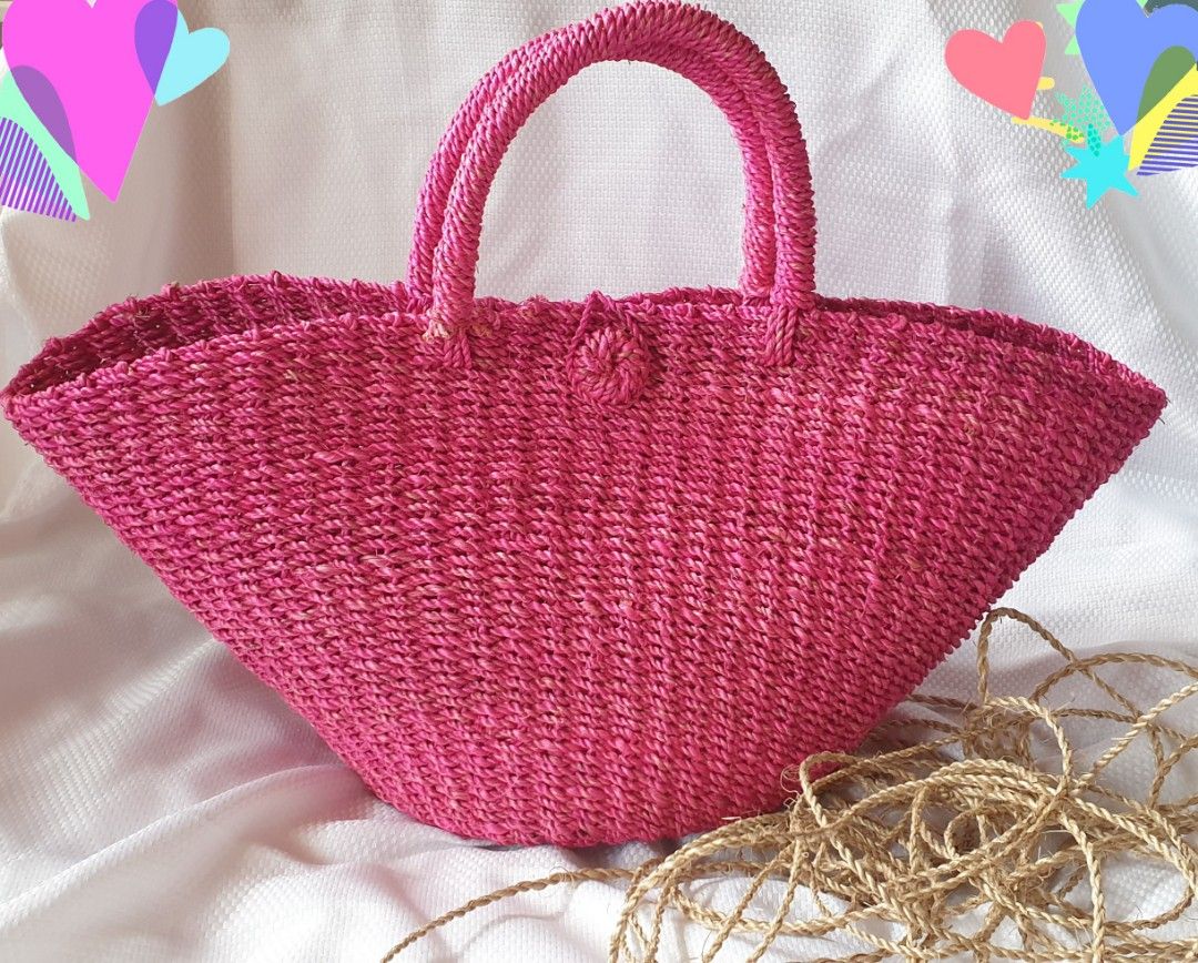 Abaca bag (Jean Bag), Women's Fashion, Bags & Wallets, Tote Bags on ...