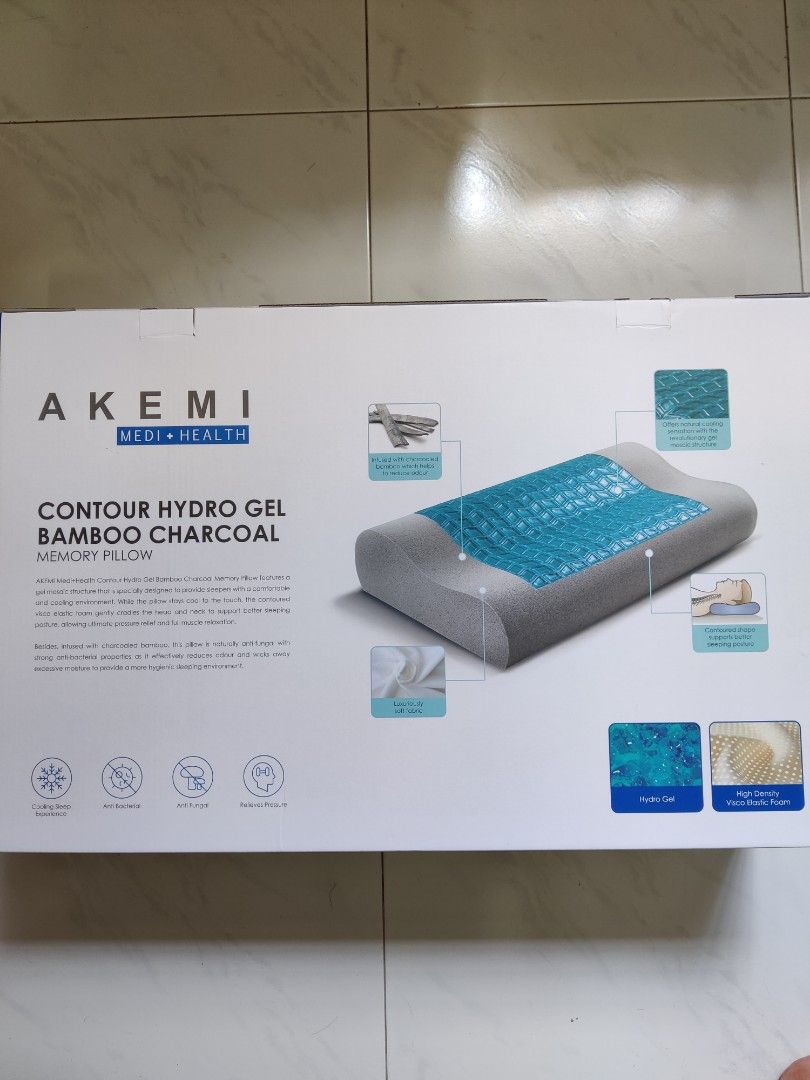 Akemi Hydro Gel Pillow, Furniture & Home Living, Home Decor, Cushions & Throws on Carousell