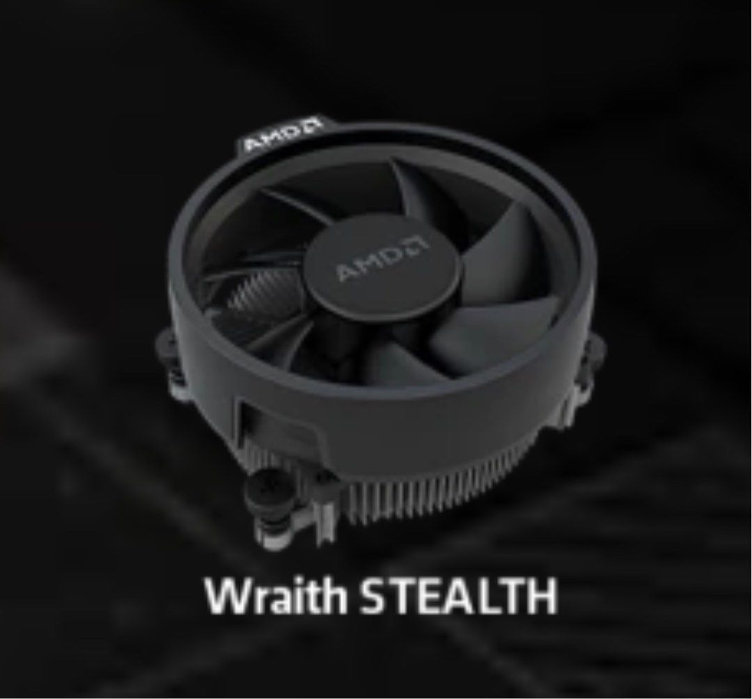 AMD Wraith Stealth Cooler (no LED), Computers & Tech, Parts ...