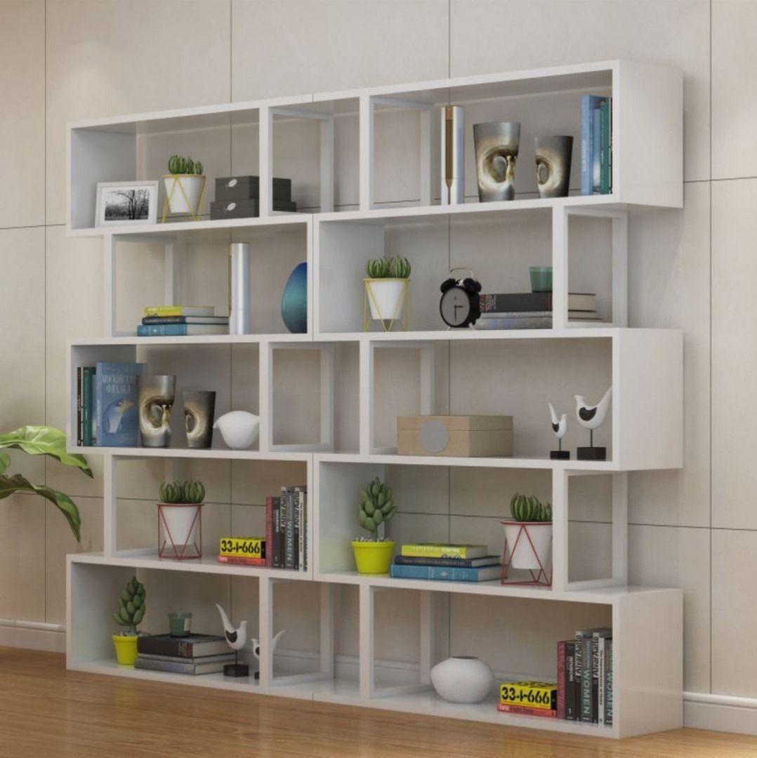 AMELIA Modern Minimal Modular Display Shelves, Furniture & Home Living ...