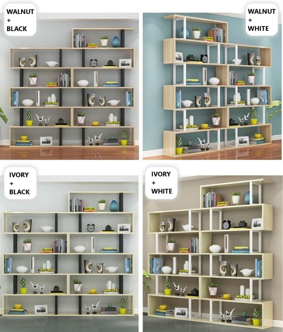 AMELIA Modern Minimal Modular Display Shelves, Furniture & Home Living ...