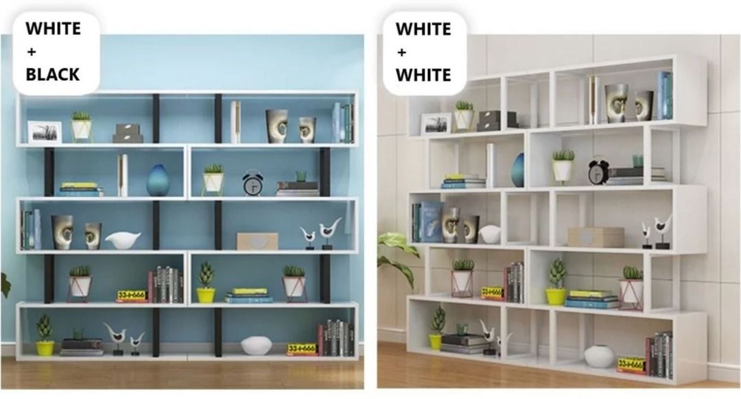 AMELIA Modern Minimal Modular Display Shelves, Furniture & Home Living ...