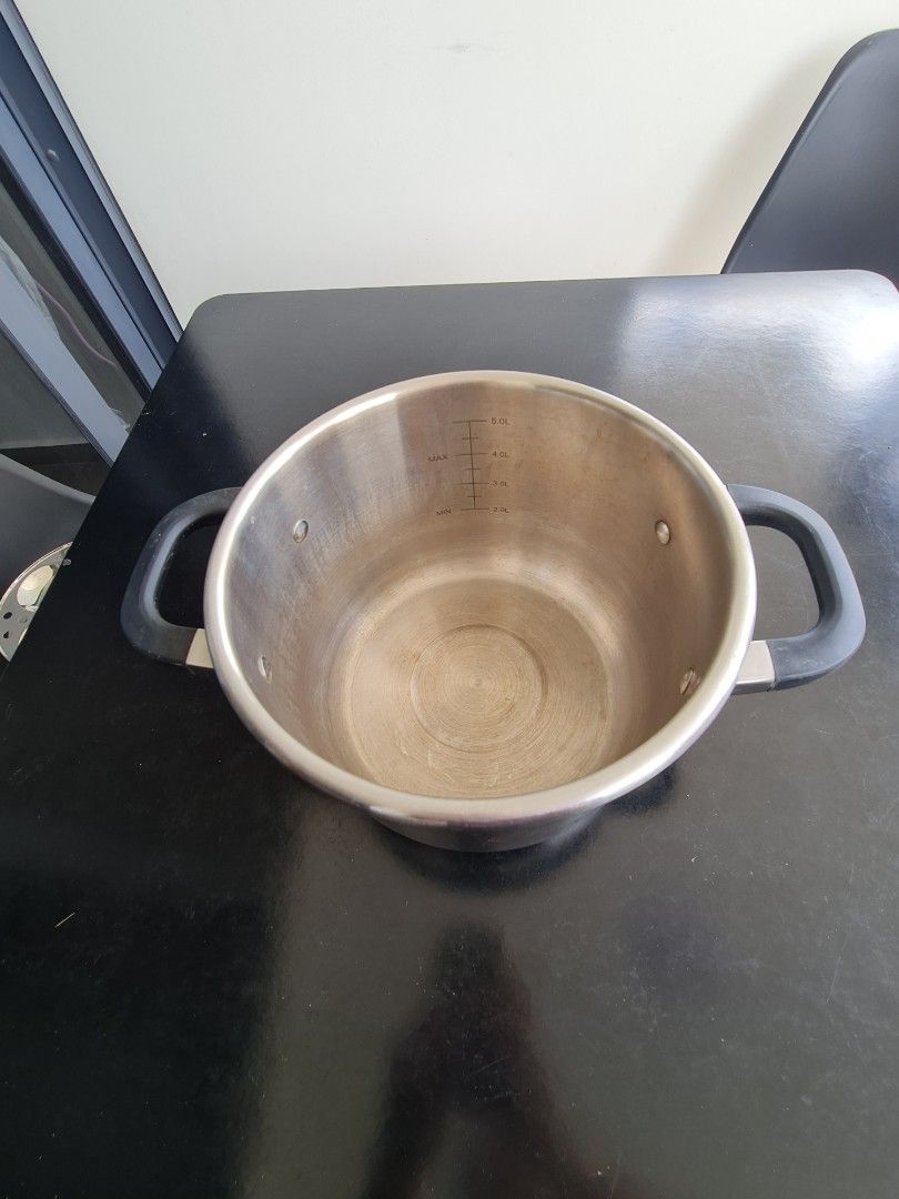 ASD STAINLESS STEEL 6L PRESSURE COOKER, Furniture & Home Living ...