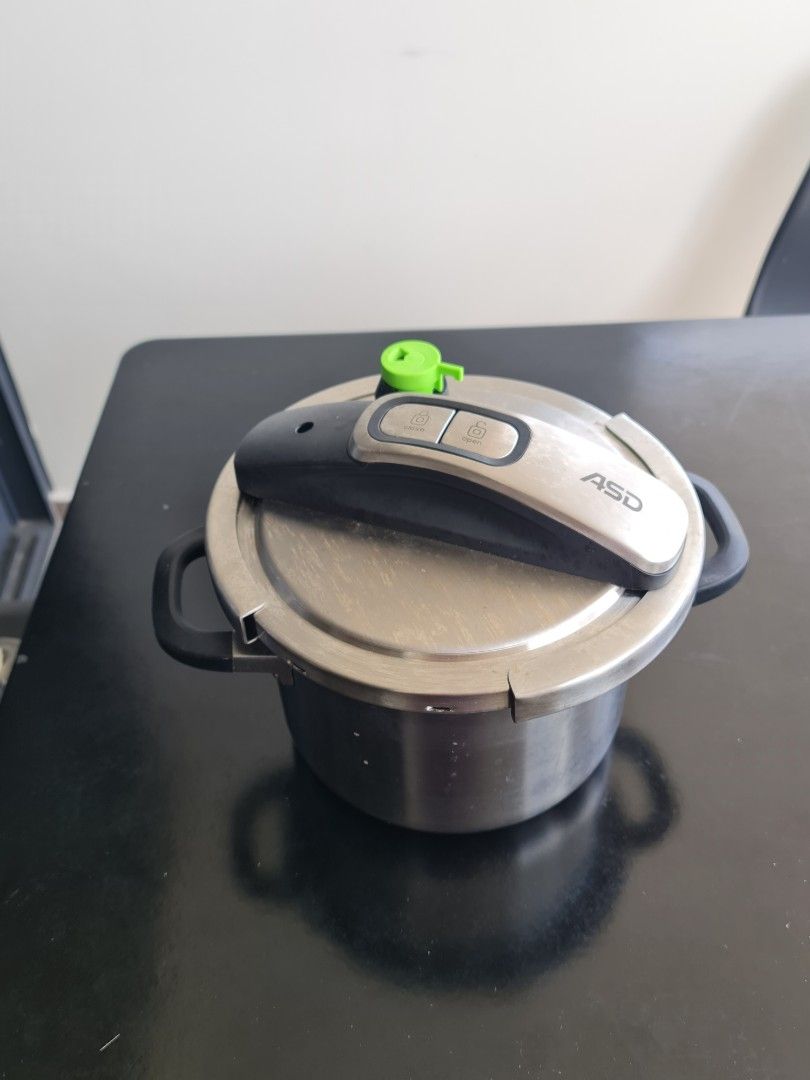 ASD STAINLESS STEEL 6L PRESSURE COOKER, Furniture & Home Living ...