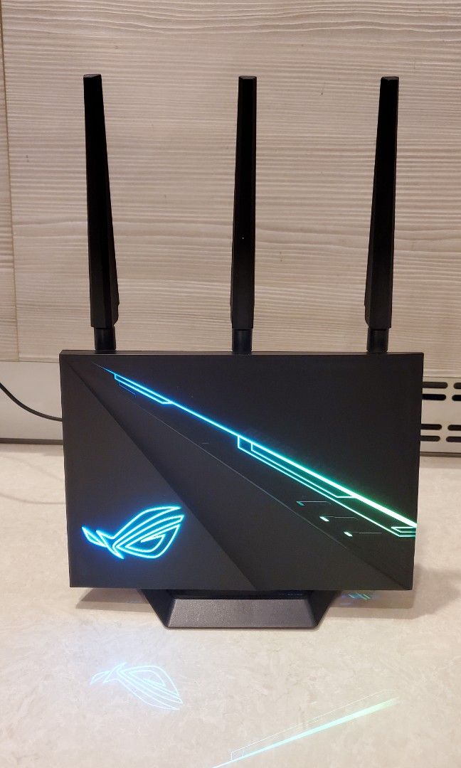Asus ROG Rapture GT-AC2900 Dual band Gaming Router, 電腦＆科技, 電腦周邊及配件 ...