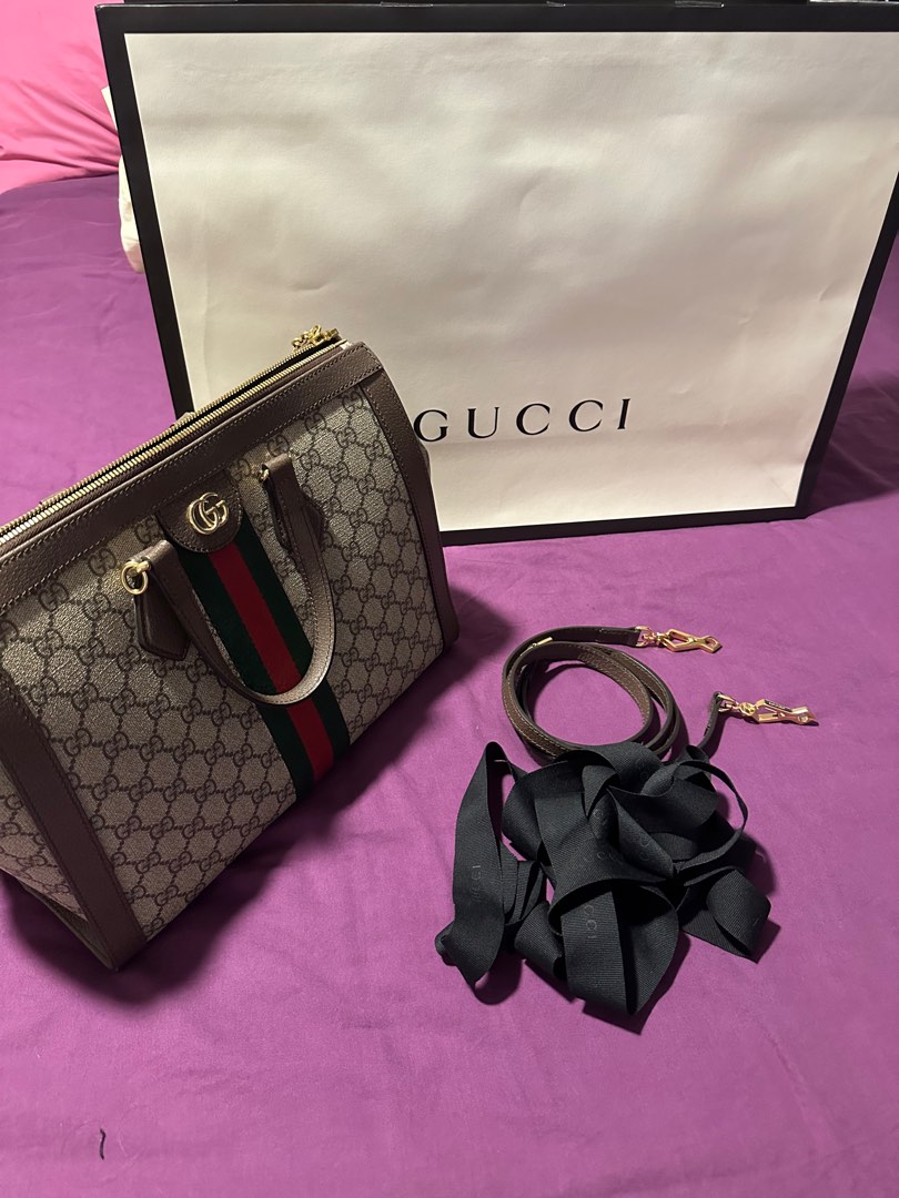 Authentic Ophidia Gucci Bag with Sling, Luxury, Bags & Wallets on Carousell