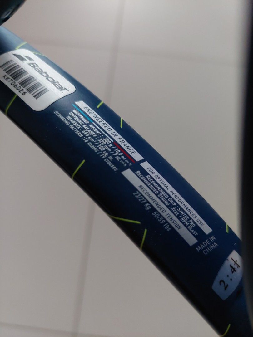 Babolat 2017 Pure Aero French Open tennis racquet racket, Sports ...